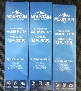 WF-3CB MOUNTAIN FLOW Refrigerator Water Filter