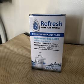 R-0003PLUS-S REFRESH Refrigerator Water Filter
